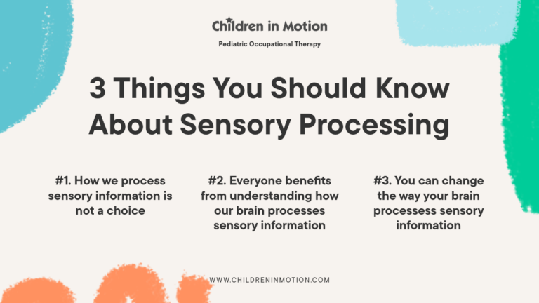 3 Things You Should Know About Sensory Processing