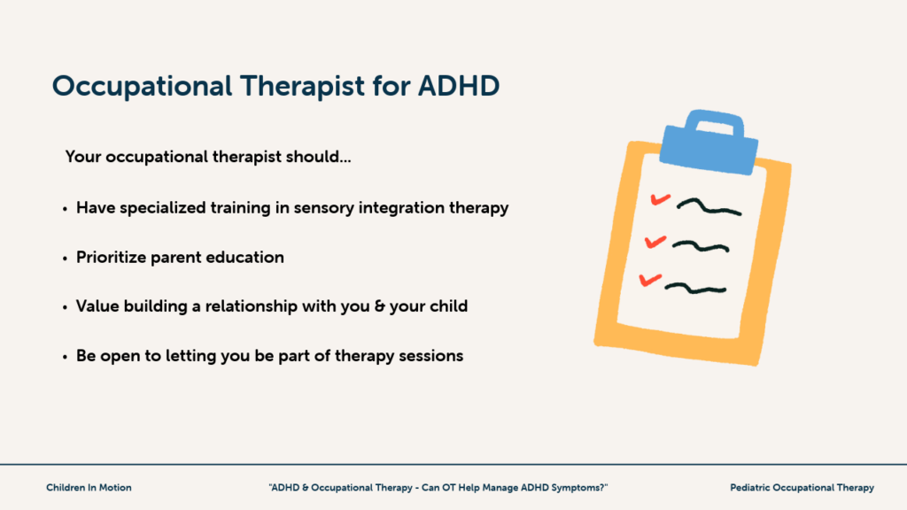 ADHD & Occupational Therapy - Can OT Help Your Child?